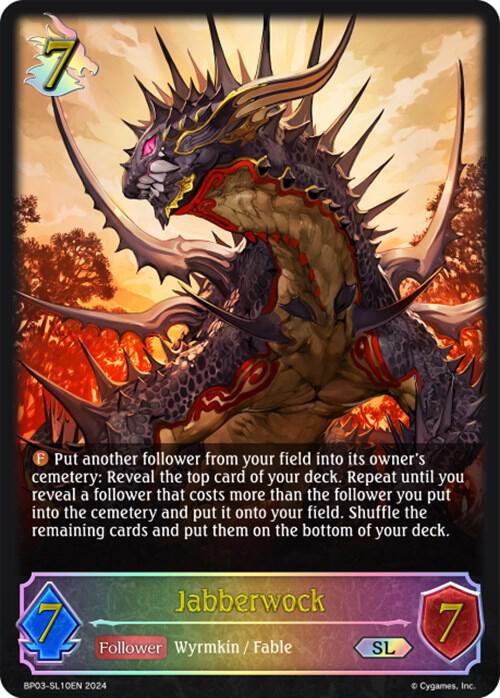 Jabberwock (SL) - BP03: Flame of Laevateinn - Shadowverse: Evolve - TCGplayer.com