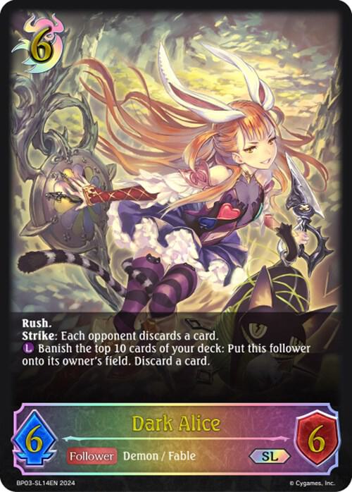 Dark Alice (SL) - BP03: Flame of Laevateinn - Shadowverse: Evolve - TCGplayer.com