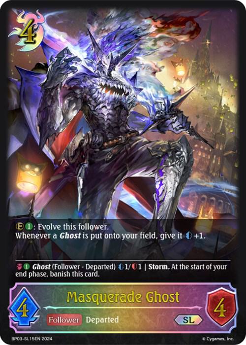 Masquerade Ghost (SL) - BP03: Flame of Laevateinn - Shadowverse: Evolve ...