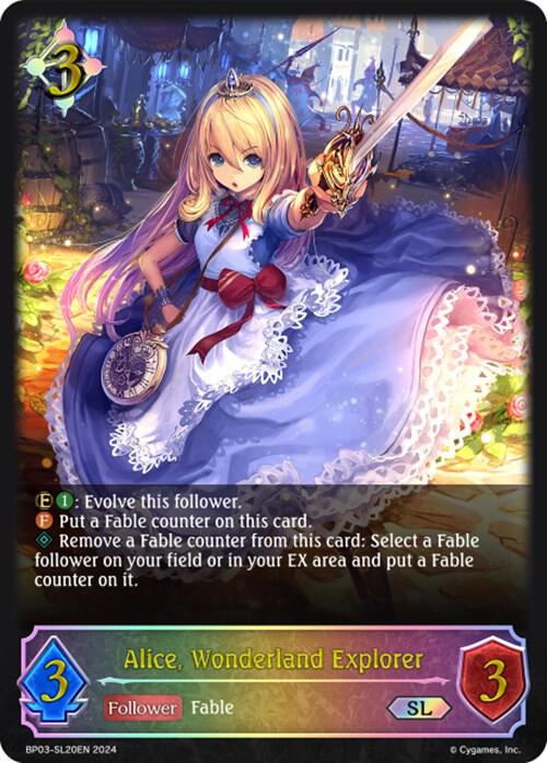 Alice, Wonderland Explorer (SL) - BP03: Flame of Laevateinn - Shadowverse: Evolve - TCGplayer.com