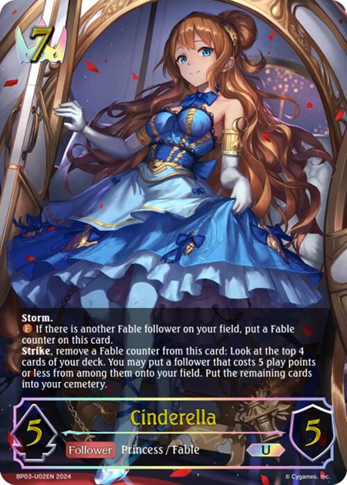 Cinderella (U) - BP03: Flame of Laevateinn - Shadowverse: Evolve - TCGplayer.com