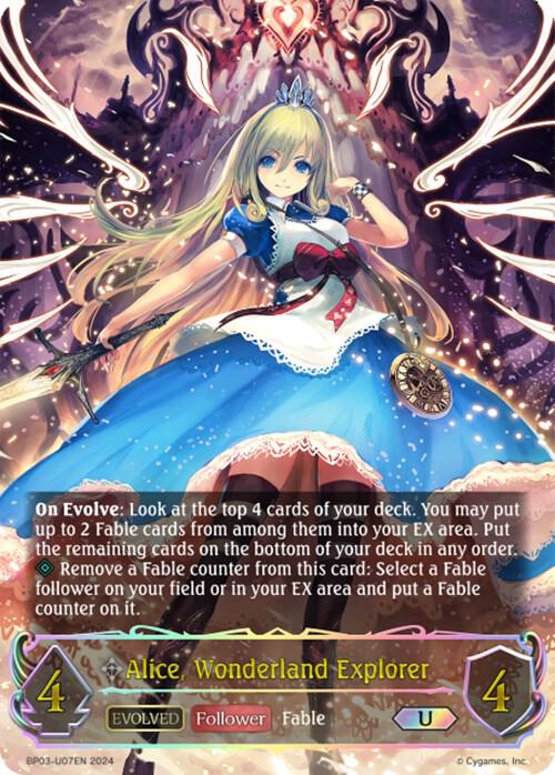 Alice, Wonderland Explorer (U) - BP03: Flame of Laevateinn - Shadowverse: Evolve - TCGplayer.com