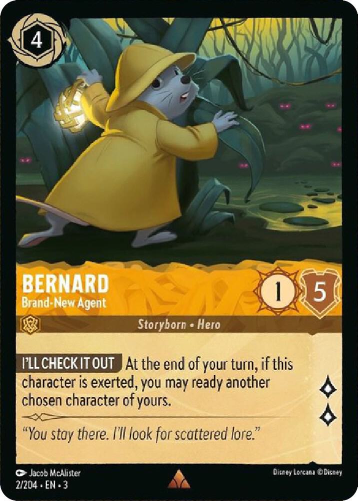 Bernard - Brand-New Agent - Into the Inklands - Disney Lorcana - TCGplayer.com