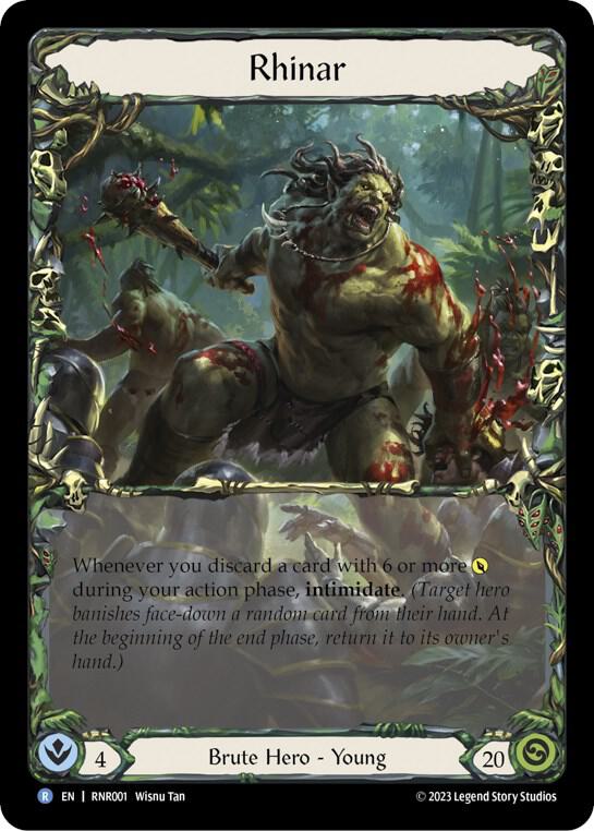 Rhinar - Blitz Deck: Heavy Hitters - Rhinar - Flesh and Blood TCG ...