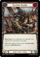 Rawhide Rumble (Red) - Blitz Deck: Heavy Hitters - Rhinar - Flesh and ...