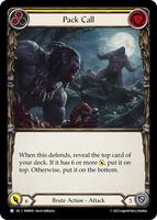 Pack Call (Yellow) - Blitz Deck: Heavy Hitters - Rhinar - Flesh and ...