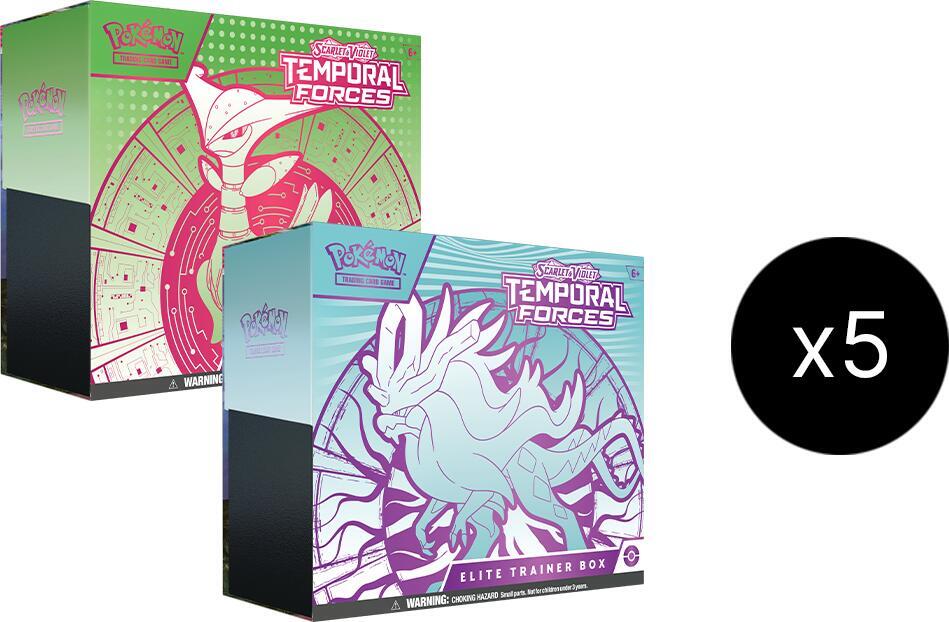 Temporal Forces Elite Trainer Box Case - SV05: Temporal Forces - Pokemon - TCGplayer.com