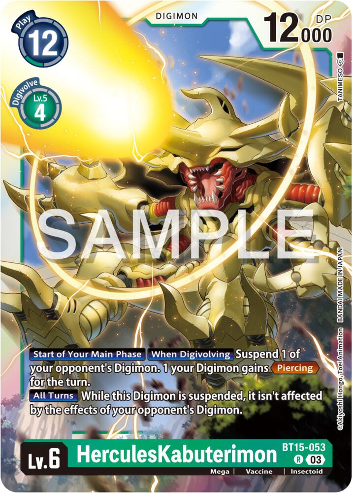 HerculesKabuterimon - Exceed Apocalypse - Digimon Card Game - TCGplayer.com