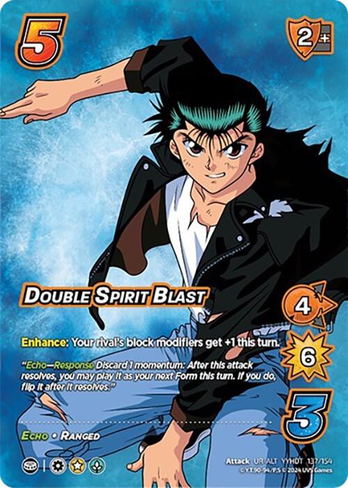 Double Spirit Blast (Alternate Art) - Yu Yu Hakusho: Dark Tournament ...