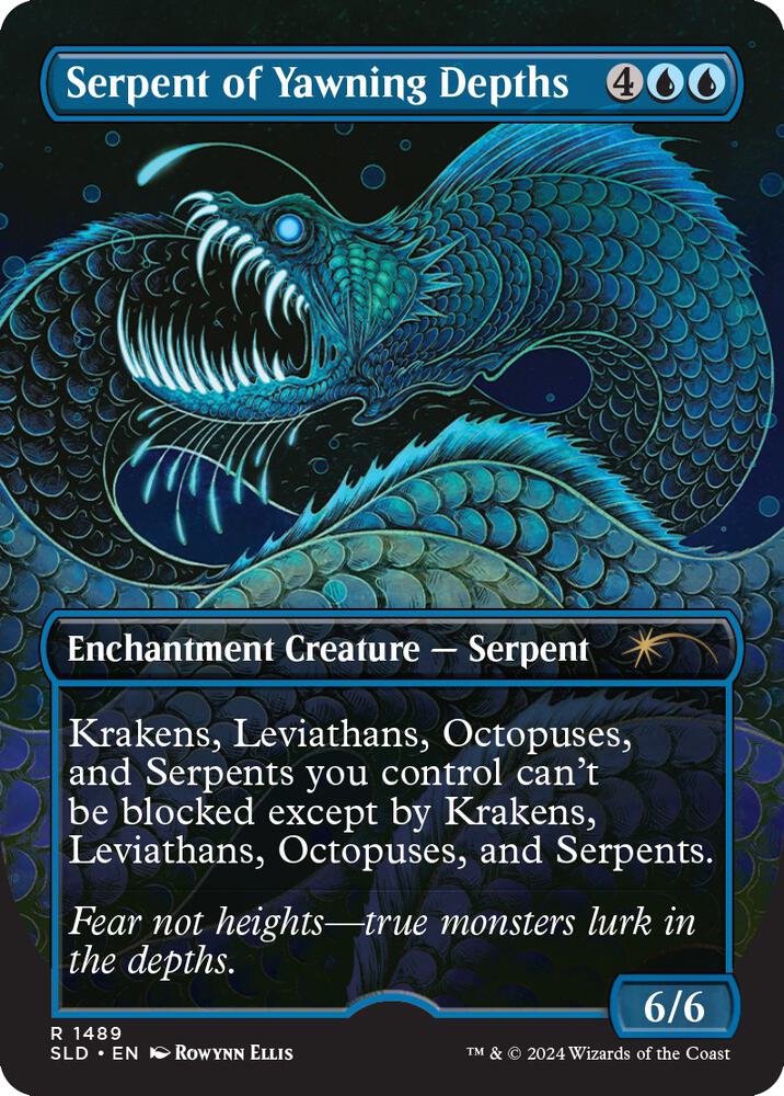 Serpent of Yawning Depths - Secret Lair Drop Series - Magic: The ...