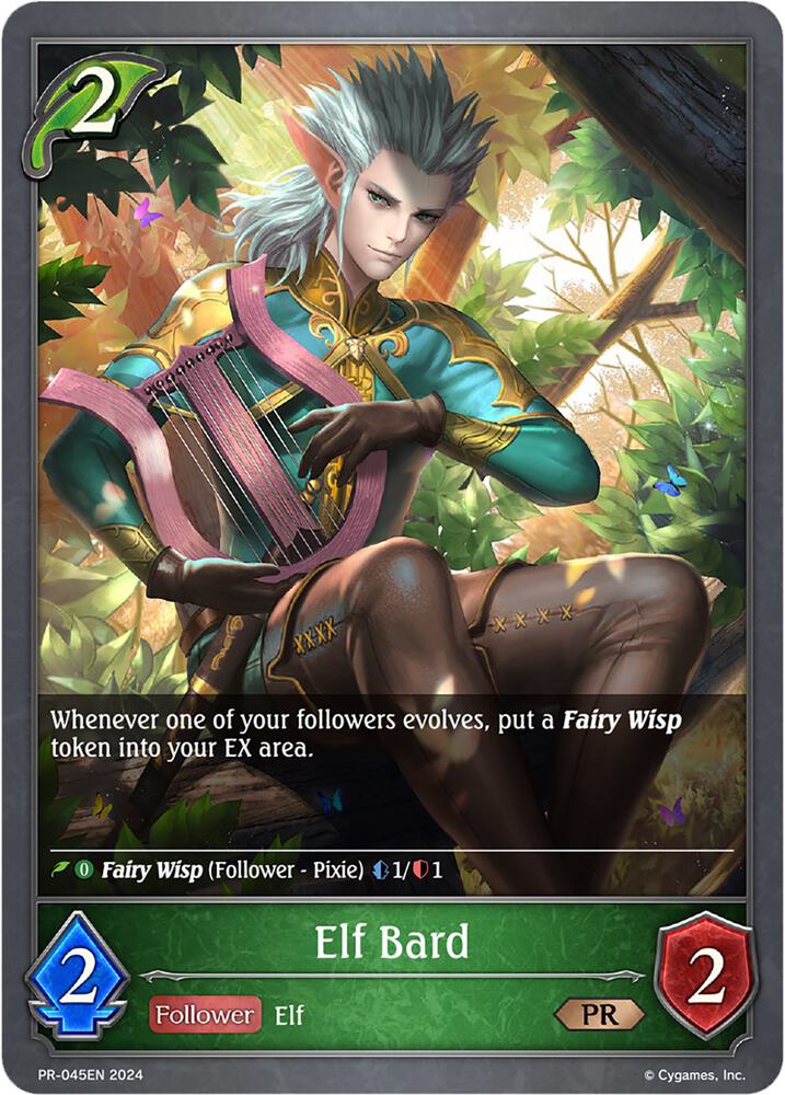 Elf Bard - Shadowverse: Evolve Promo Cards - Shadowverse: Evolve ...