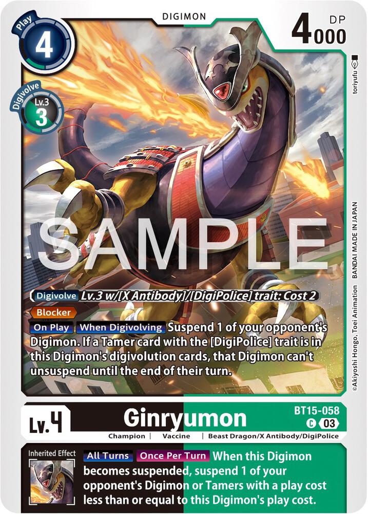 Ryudamon (English Exclusive) - Exceed Apocalypse - Digimon Card Game