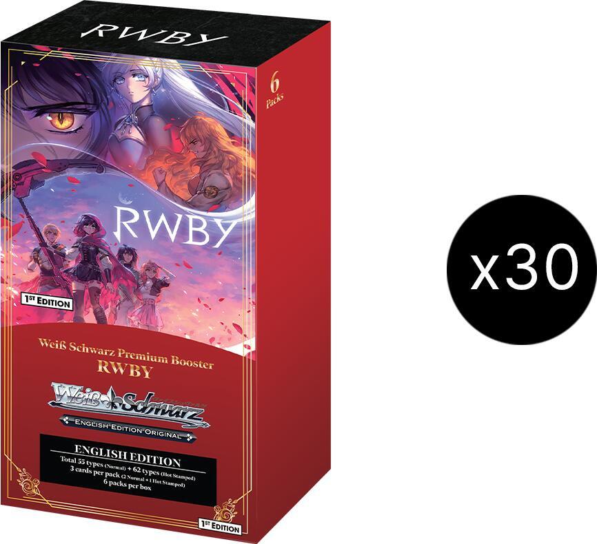 RWBY Premium Booster Box Case - RWBY Premium Booster - Weiss Schwarz ...