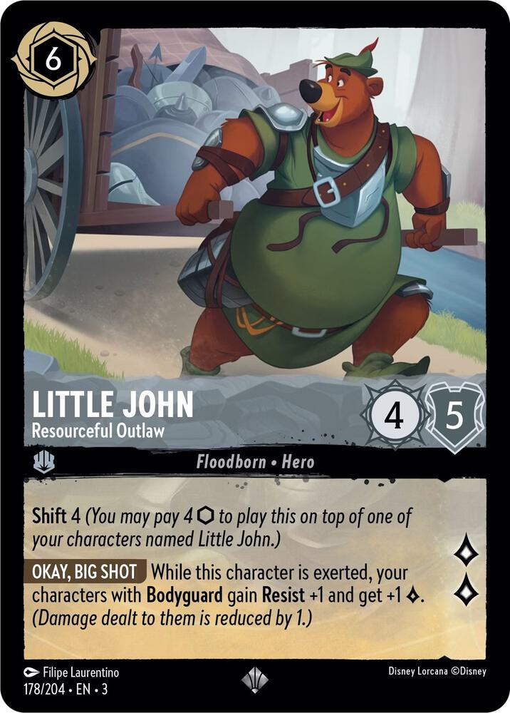 Little John - Resourceful Outlaw - Into the Inklands - Disney Lorcana ...