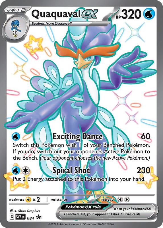 Quaquaval ex - 084 - SV: Scarlet & Violet Promo Cards - Pokemon ...