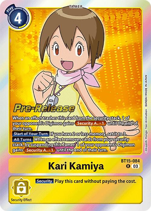 Kari Kamiya - Exceed Apocalypse Pre-Release Cards - Digimon Card Game ...