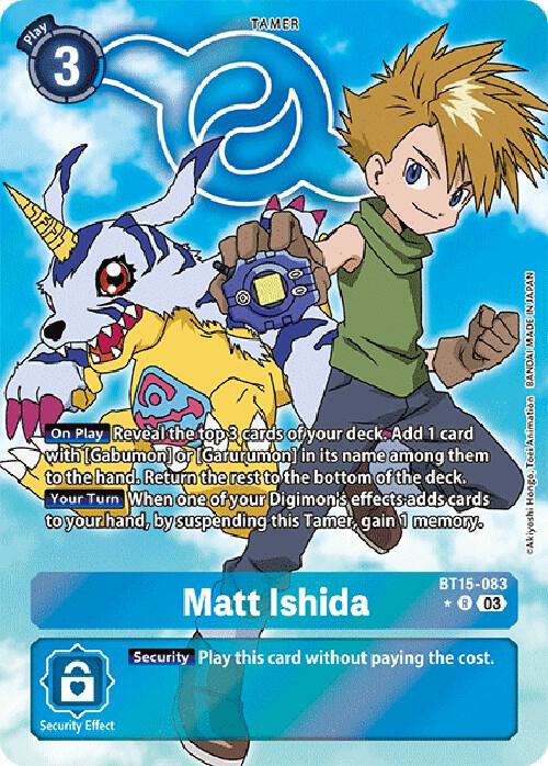 Matt Ishida (Alternate Art) - Exceed Apocalypse - Digimon Card Game ...