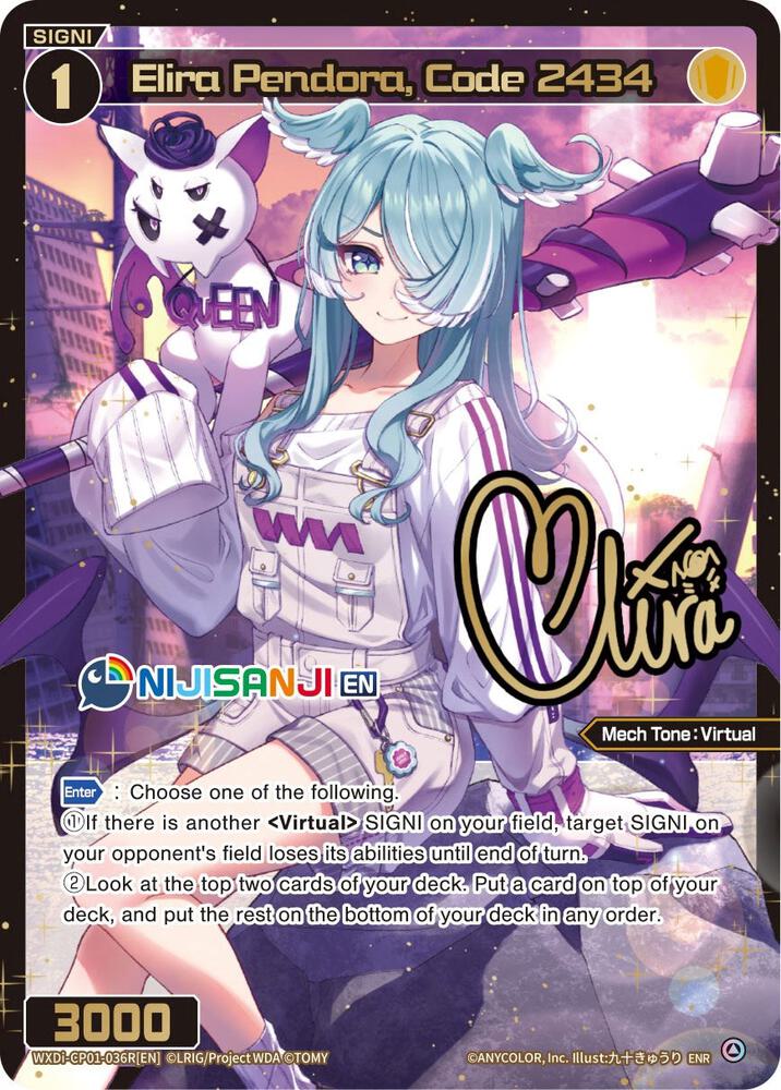 Elira Pendora, Code 2434 (ENR) - Collab Booster: Nijisanji Diva - WIXOSS - TCGplayer.com