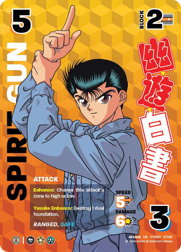 How Many Times Can Yusuke Use Spirit Gun