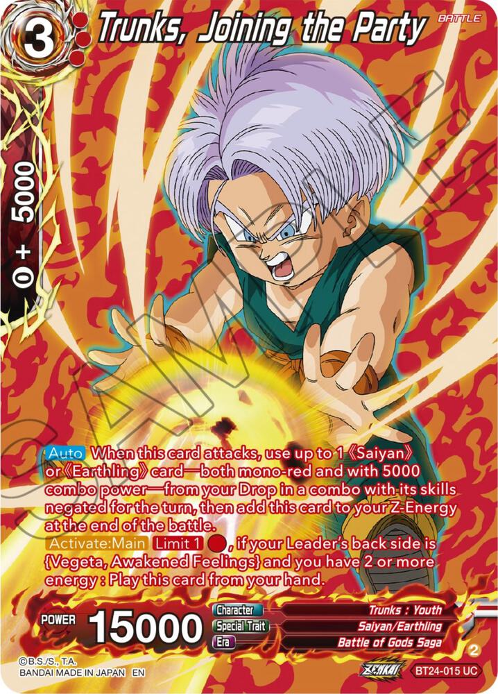 Trunks, Joining the Party (Collector Booster Silver) - Beyond ...