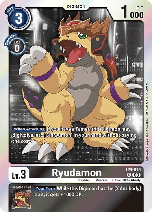 Ryudamon (English Exclusive) - Exceed Apocalypse - Digimon Card Game ...