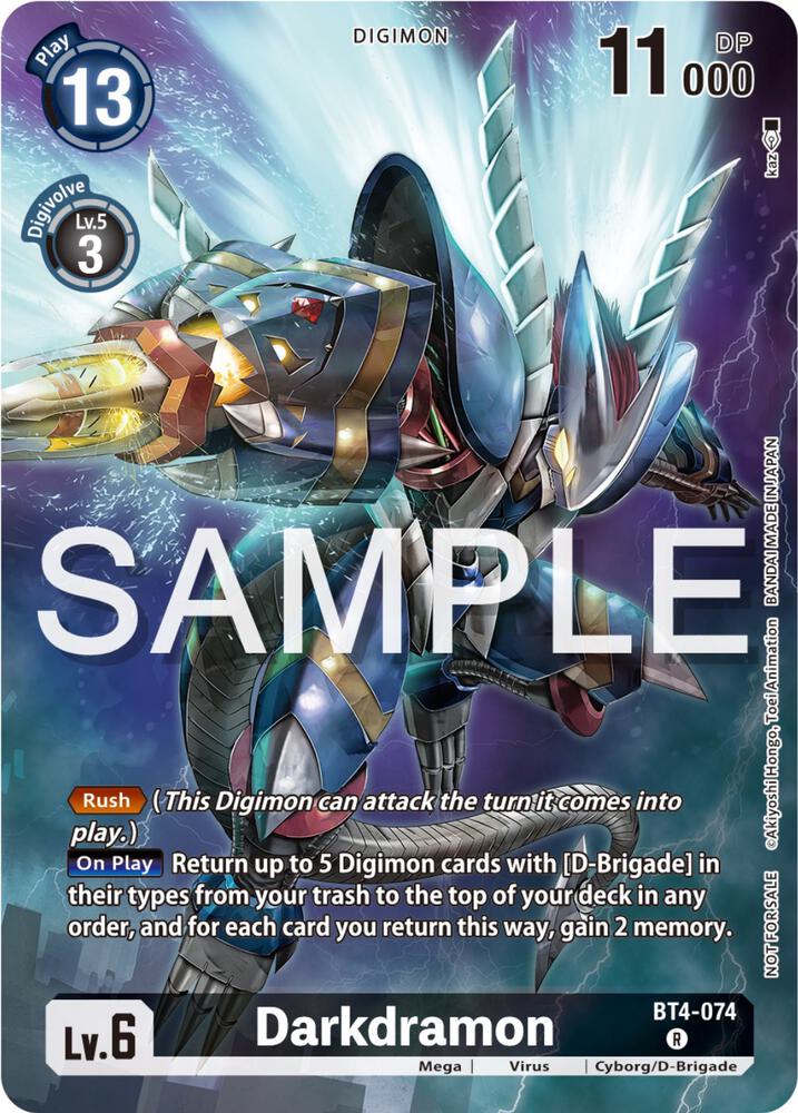 Darkdramon (Official Tournament Pack Vol.12) - Great Legend - Digimon ...