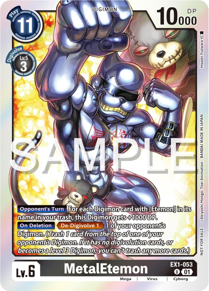MetalEtemon - Dimensional Phase Pre-Release Cards - Digimon Card Game
