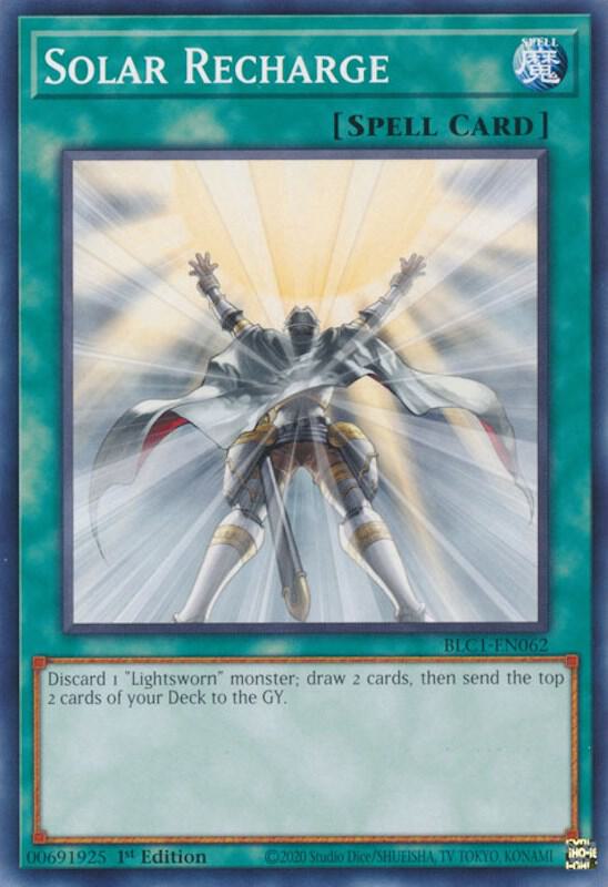 Solar Recharge - Battles of Legend: Chapter 1 - YuGiOh - TCGplayer.com