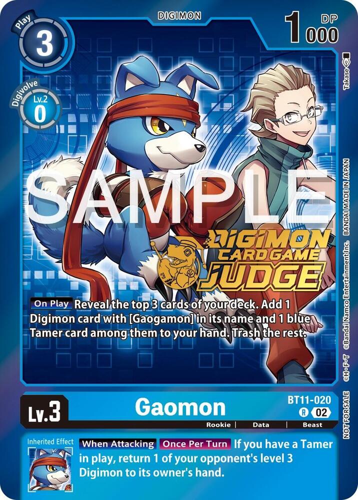 Gaomon (Judge Pack 5) - Dimensional Phase - Digimon Card Game ...