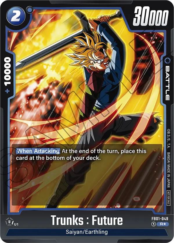 Trunks : Future - FB01-049 (Tournament Pack 01) - Tournament and Championship Promos - Dragon ...