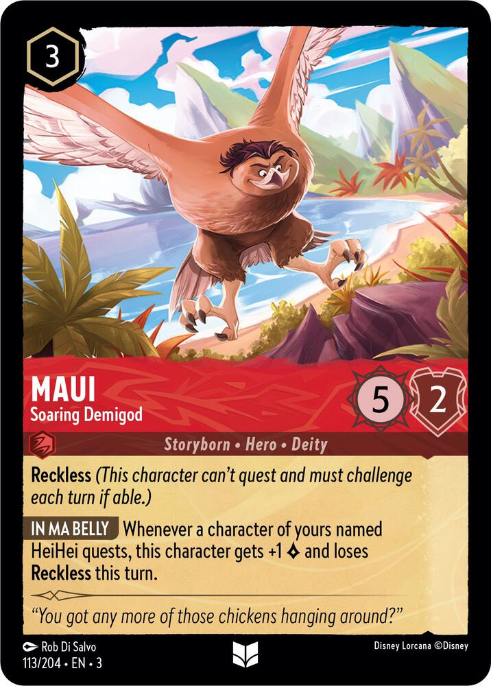 Maui - Soaring Demigod - Into the Inklands - Disney Lorcana - TCGplayer.com
