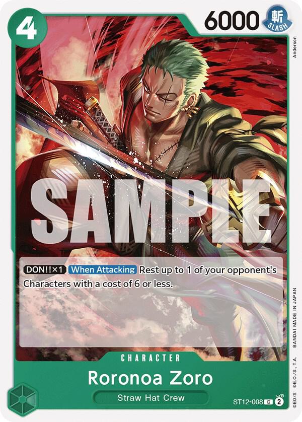 Roronoa Zoro - Starter Deck 12: Zoro and Sanji - One Piece Card Game - TCGplayer.com