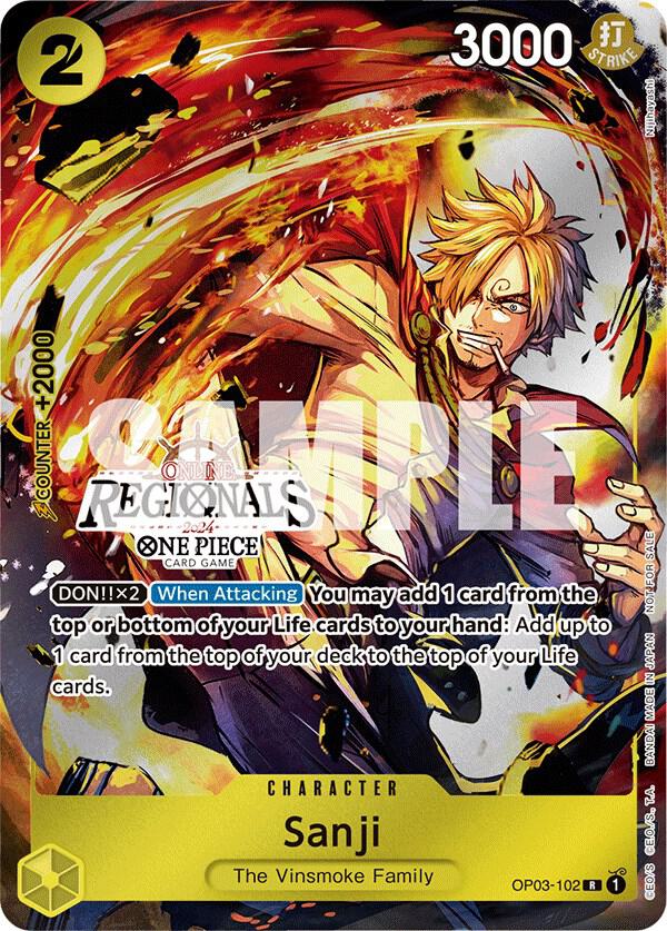 Sanji (Online Regional 2024) [Participant] - One Piece Promotion Cards ...