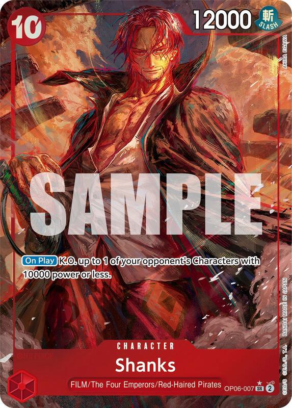Shanks (004) (Alternate Art) - Emperors in the New World - One Piece ...