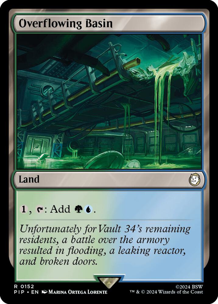 Overflowing Basin - Universes Beyond: Fallout - Magic: The Gathering ...