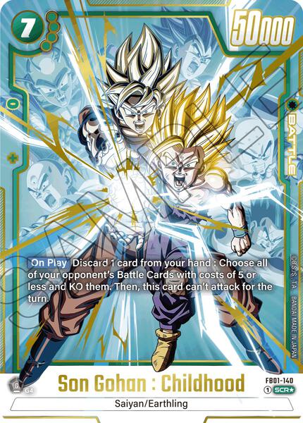 Son Gohan : Childhood - FB01-140 (Alternate Art) - Awakened Pulse ...