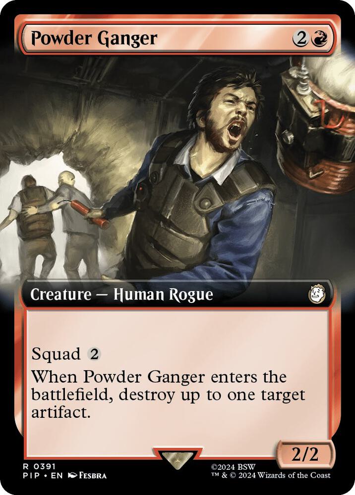 Powder Ganger (Extended Art) - Universes Beyond: Fallout - Magic: The ...