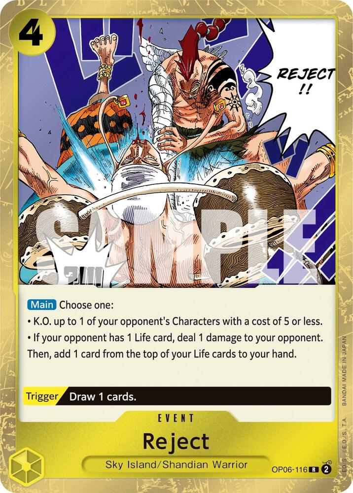 Reject - Wings of the Captain - One Piece Card Game - TCGplayer.com