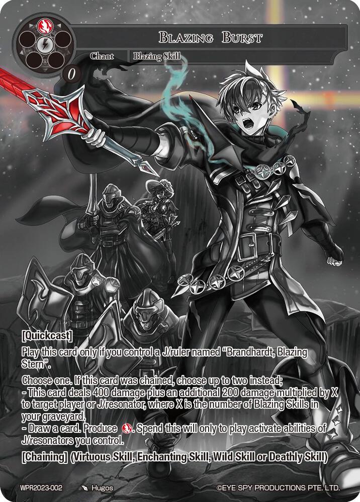 Blazing Burst - Promo Cards - Force of Will