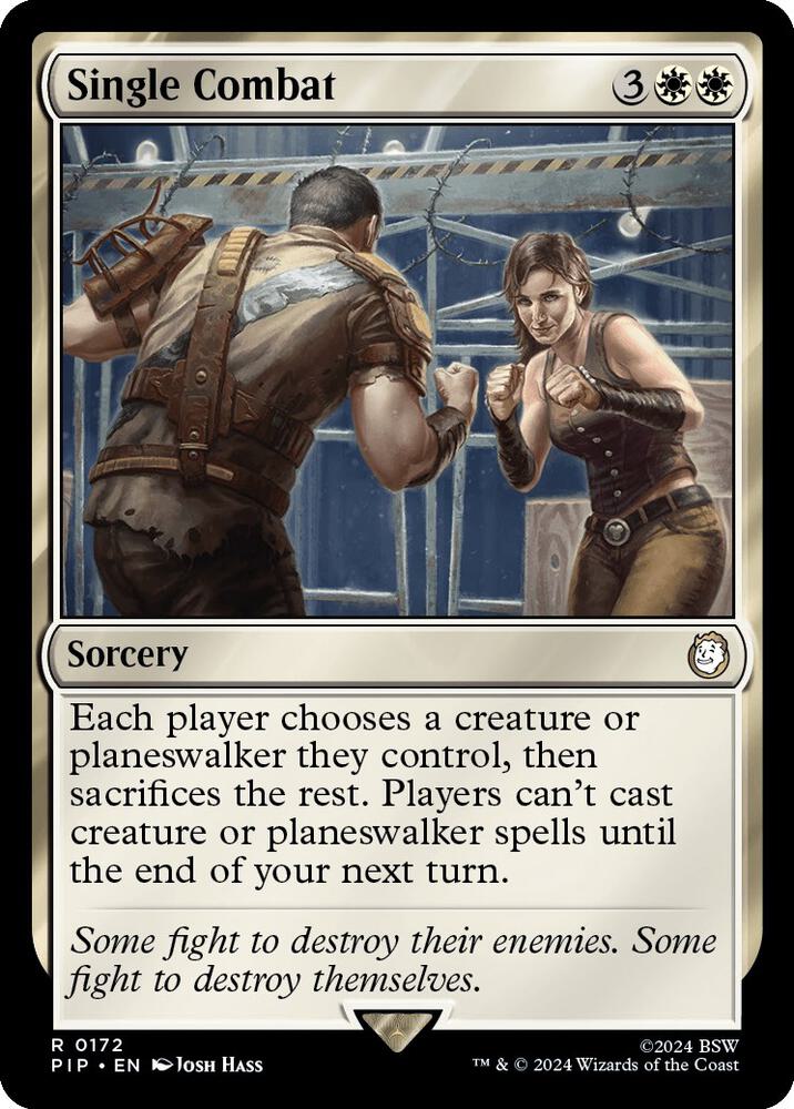 Single Combat - Universes Beyond: Fallout - Magic: The Gathering ...