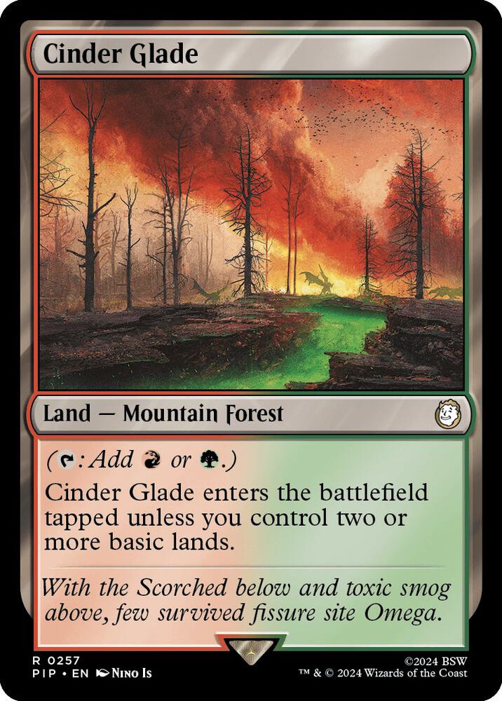 Cinder Glade - Universes Beyond: Fallout - Magic: The Gathering ...