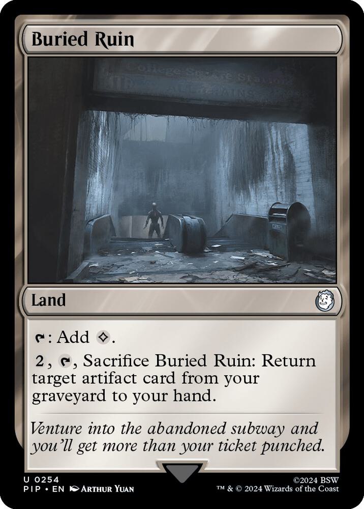 Buried Ruin - Universes Beyond: Fallout - Magic: The Gathering ...