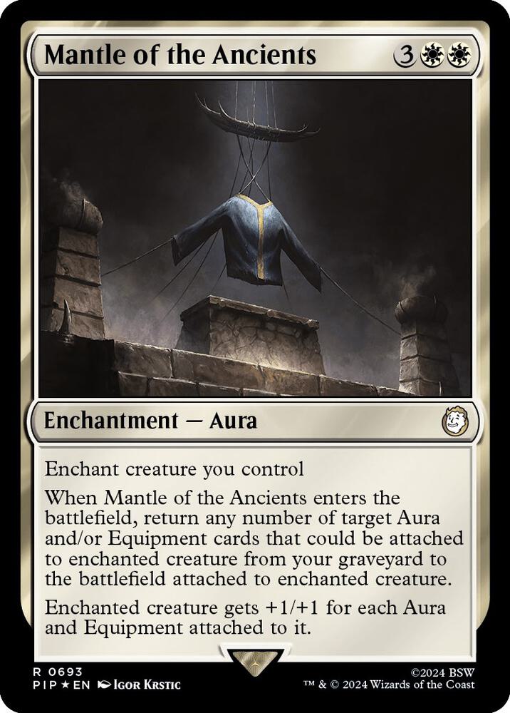 Mantle of the Ancients (Surge Foil) - Universes Beyond: Fallout - Magic ...