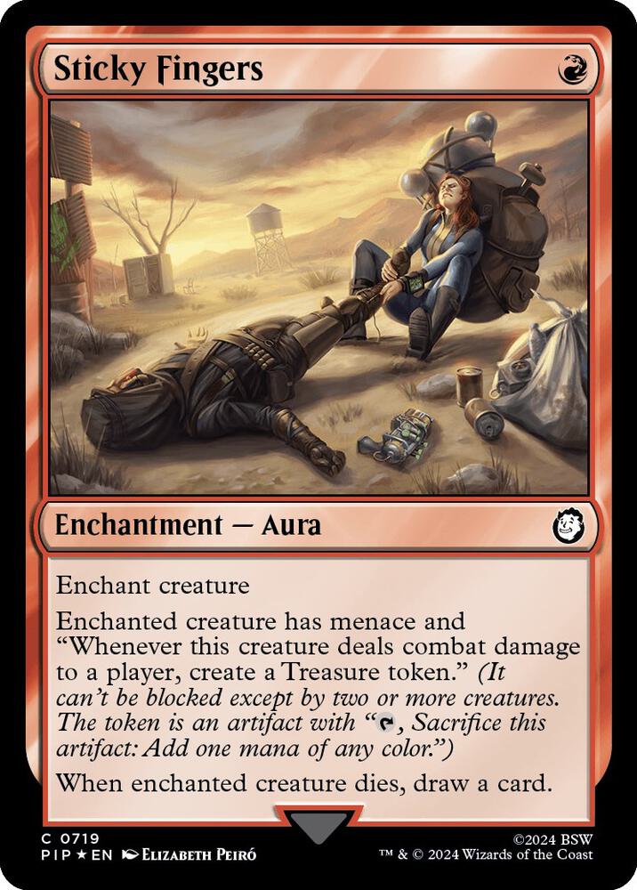 Sticky Fingers (Surge Foil) - Universes Beyond: Fallout - Magic: The ...