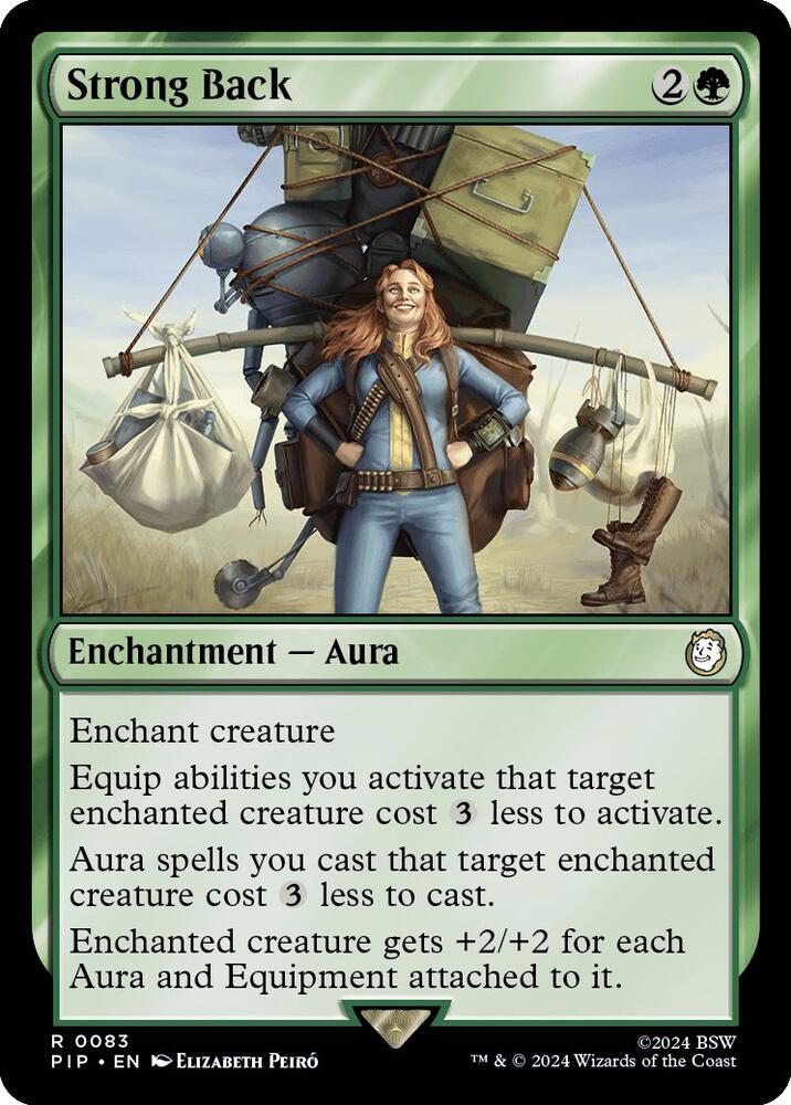 Strong Back - Universes Beyond: Fallout - Magic: The Gathering ...