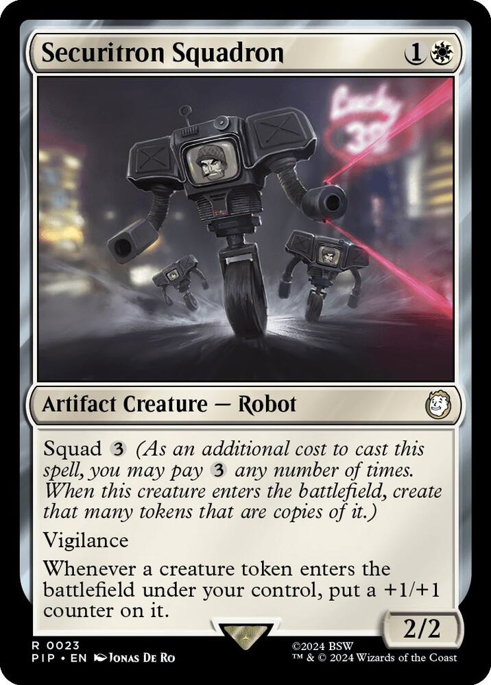 Securitron Squadron - Universes Beyond: Fallout - Magic: The Gathering ...