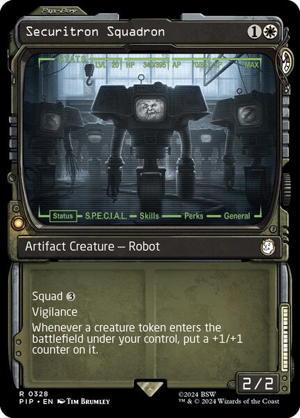Securitron Squadron (Showcase) - Universes Beyond: Fallout - Magic: The ...