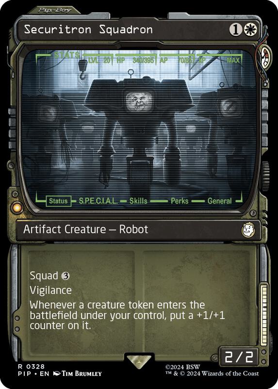 Securitron Squadron (Showcase) - Universes Beyond: Fallout - Magic: The ...