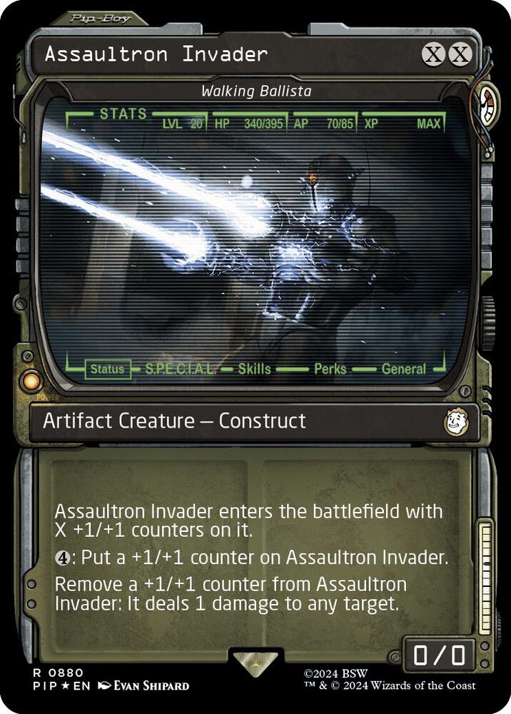 Assaultron Invader - Walking Ballista (Showcase) (Surge Foil) - Universes Beyond: Fallout ...
