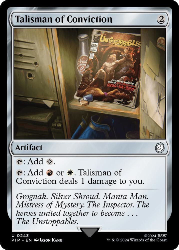 Talisman of Conviction - Universes Beyond: Fallout - Magic: The ...